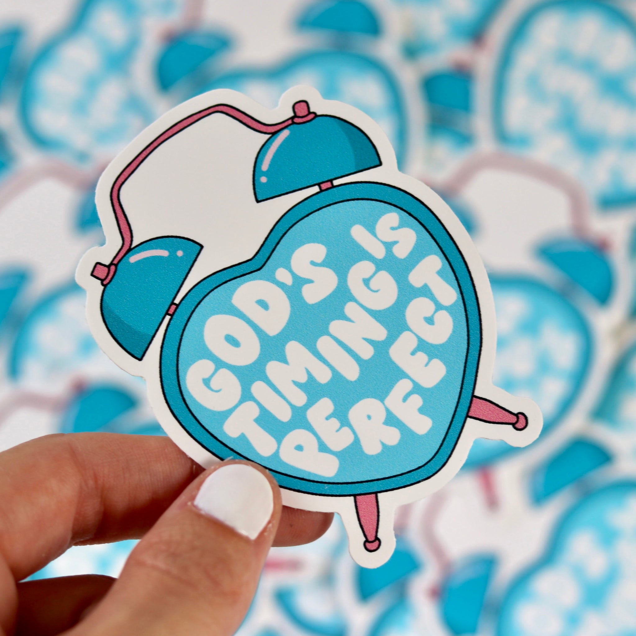 God's Timing is Perfect Sticker – Personalhypegirl